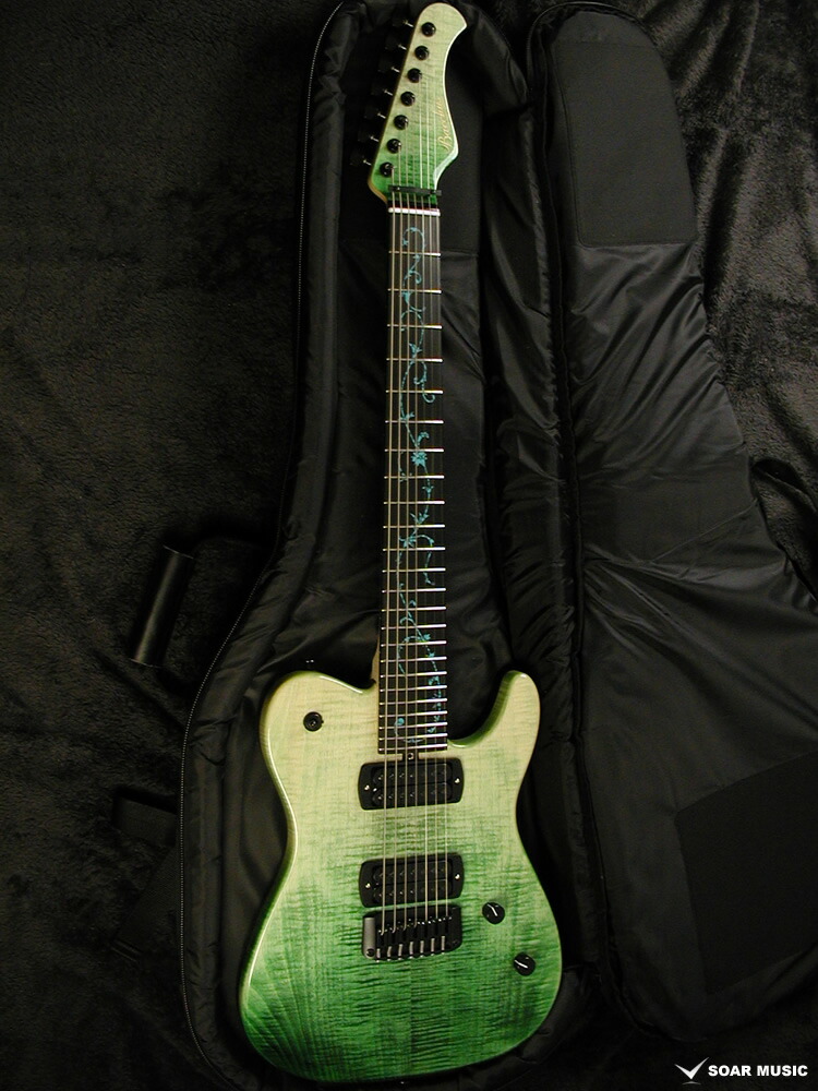 【楽天市場】Bacchus バッカス T7-CUSTOM/E-MF'18 CGR-GRD CGR-グラデーション 7弦 エレキギター 国産 ...