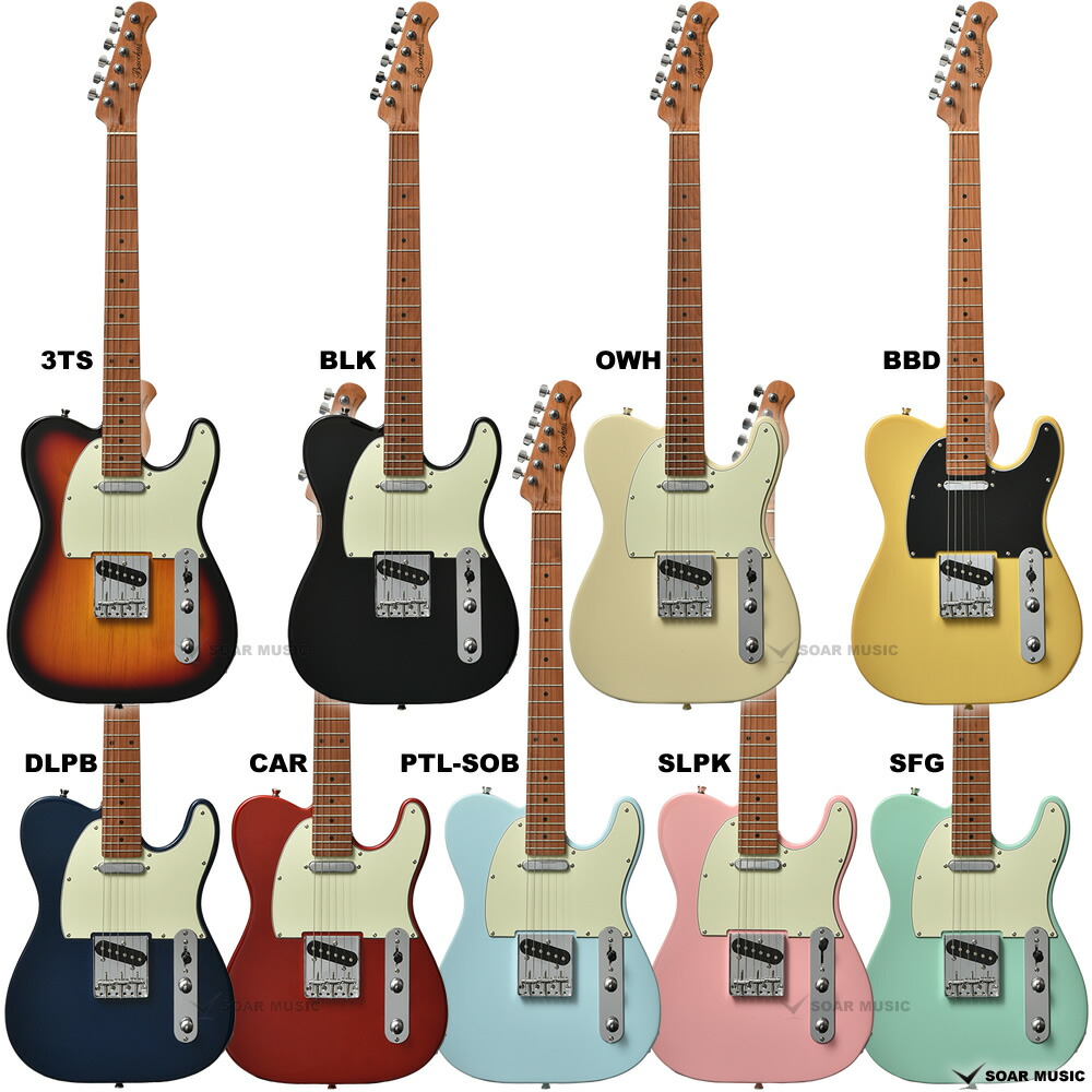 【楽天市場】Bacchus バッカス BTE-1-RSM/M ローステッドメイプルネック採用 エレキギター ユニバースシリーズ テレキャスター タイプ：SOAR MUSIC