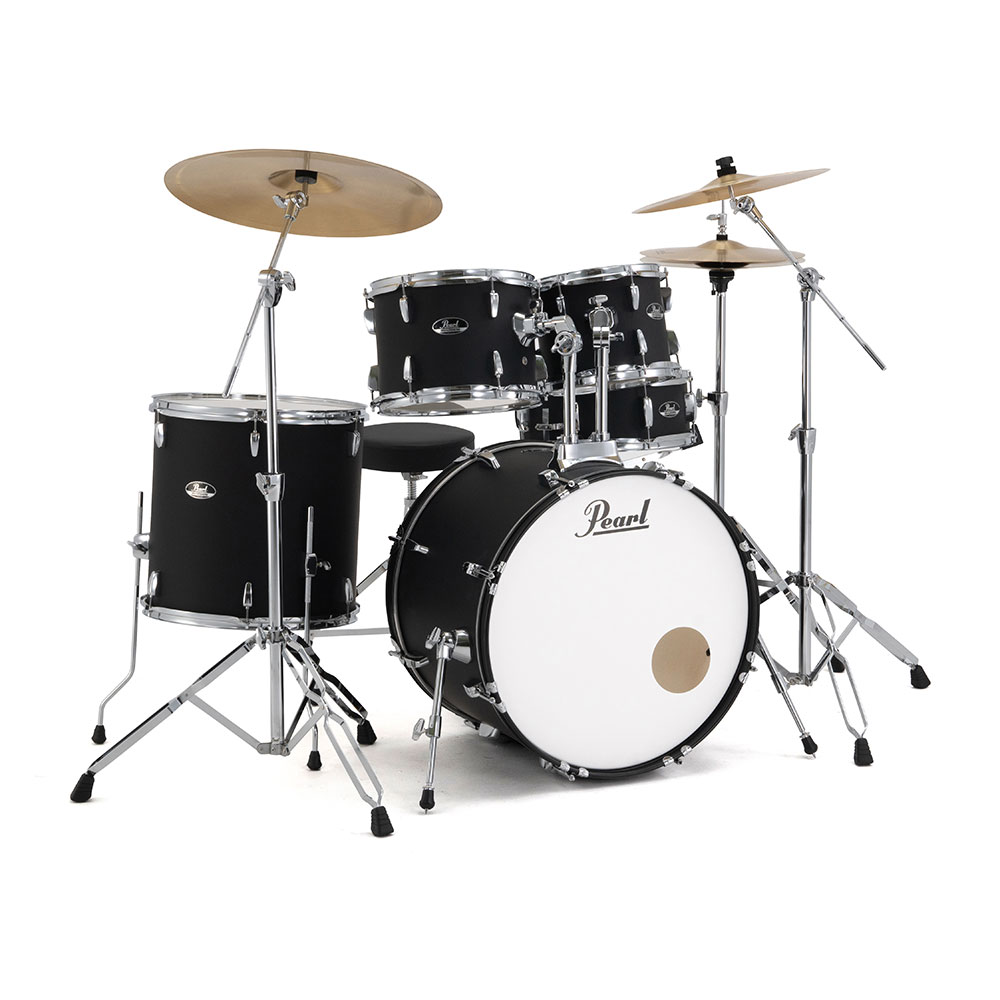 【楽天市場】Pearl パール ドラムセット 1クラッシュシンバル Roadshow Series ロードショーシリーズ Matt Asphalt Black マッドアスファルトブラック ...
