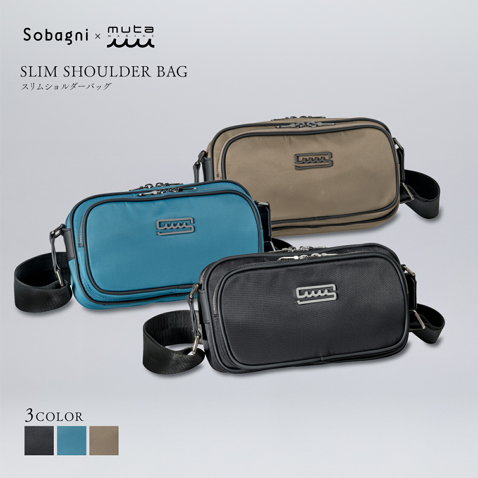 【楽天市場】[ブラックフライデー期間中ポイント10倍] 【muta スリムショルダーバッグ 25ss】muta ムータ トートバッグ ...