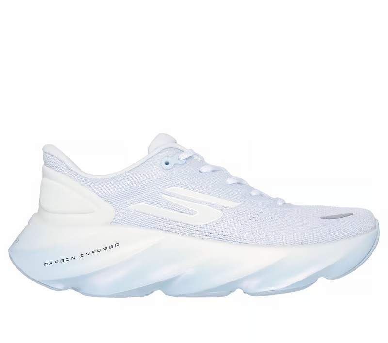 【楽天市場】スケッチャーズ (SKECHERS) ランニングシューズ SKX AERO BURST スニーカー レディース (25ss) ホワイト×ライトブルー 172210-WLB：ソブエスポーツ