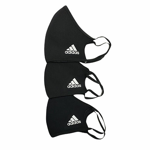 【楽天市場】アディダス adidas フェイスカバー 3枚組 ブラック サッカー フットサル マスク H13185 H08837 BLK ...