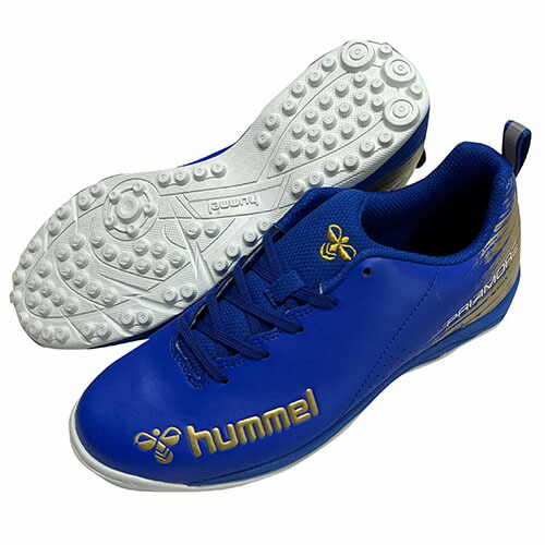 【楽天市場】ヒュンメル hummel ジュニア プリアモーレ6 TF Jr. ブルー×ゴールド トレーニングシューズ マルチスタッドシューズ ...