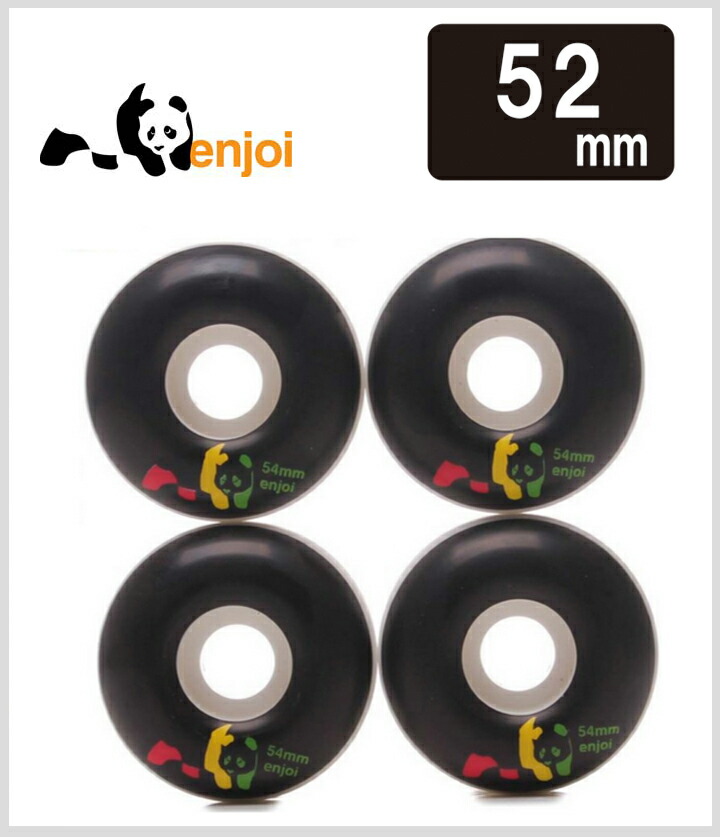【楽天市場】ENJOI エンジョイ Rasta Panda Standard BLK 52mm：ソサイアティ＆ソル03