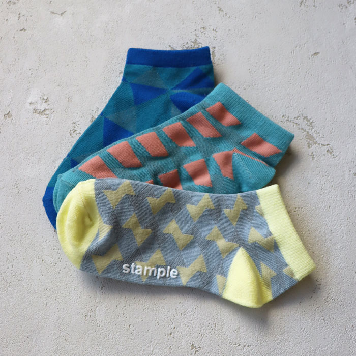 【楽天市場】stample スタンプル レクタングル アンクルソックス 3足組 靴下 キッズ 男の子 履きやすい おしゃれ かわいい 滑り止め くつ下 すべり止め キッズ 子供用 こども ...