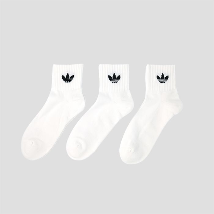 【楽天市場】【SALE 30％OFF】adidas（アディダス）adidas Originals ミッドカットアンクルソックス 3PACK ...