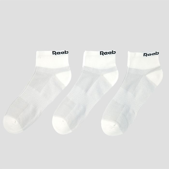 【楽天市場】Reebok（リーボック）アクティブ ファウンデーション アンクル ソックス 3PACK WHITE：SOCKSTORE