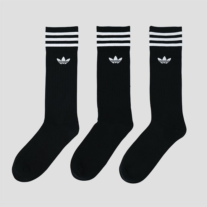 【楽天市場】adidas（アディダス）adidas Originals オリジナルス ソリッドクルーソックス 3PACK BLACK ...