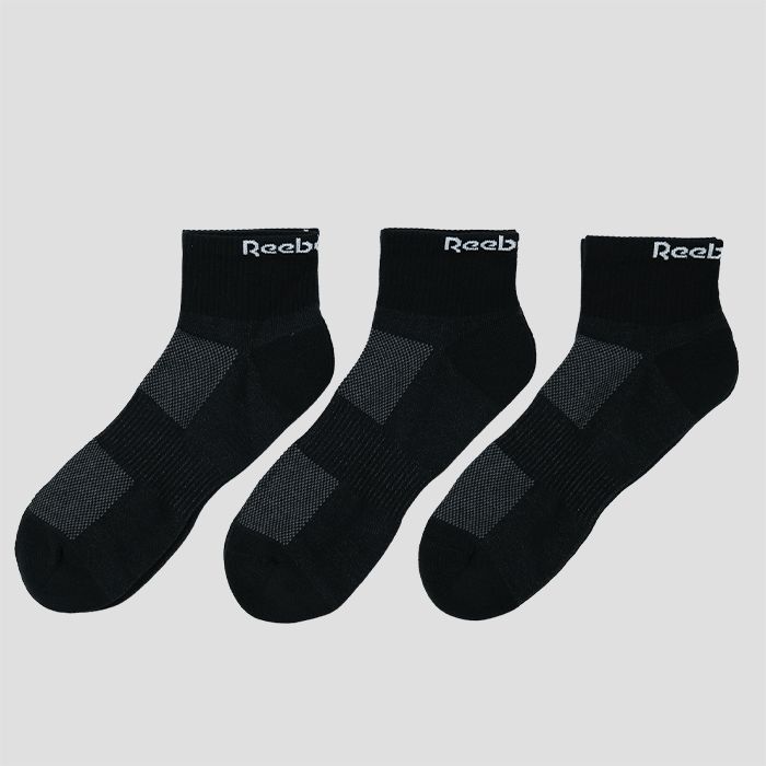 【楽天市場】Reebok（リーボック）アクティブ ファウンデーション アンクル ソックス 3PACK BLACK：SOCKSTORE