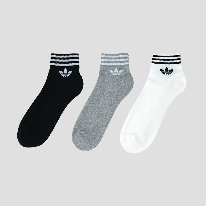 【楽天市場】adidas（アディダス）adidas Originals トレフォイル アンクルソックス 3PACK MULTI：SOCKSTORE