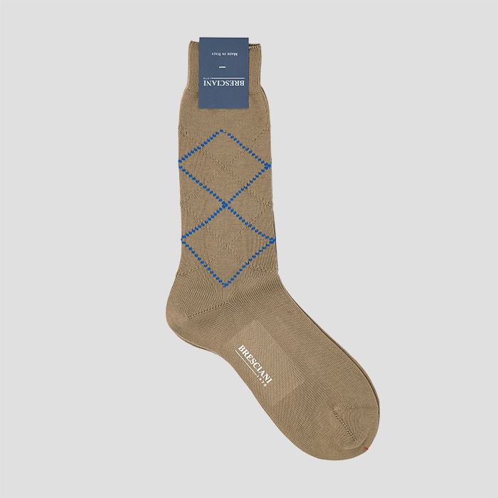 【楽天市場】BRESCIANI（ブレッシアーニ）SIMPLE ARGYLE SOCKS BEIGE：SOCKSTORE