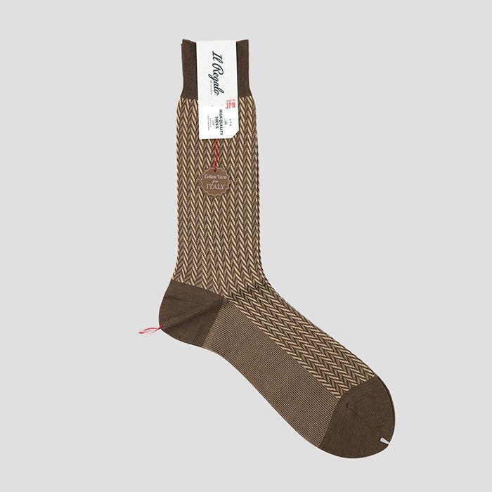 【楽天市場】Il Regalo（イルレガロ）ヘリンボーンソックス BEIGE：SOCKSTORE