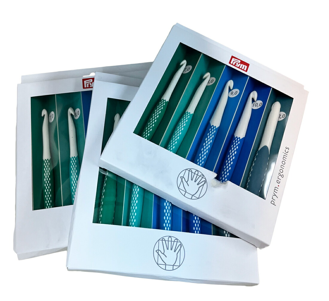 【楽天市場】※パッケージ汚れ・破損の為訳あり品！！※《Prym》プリム・エルゴノミック かぎ針 ※5本セット※（7.0mm～12.0mm）お得 ...