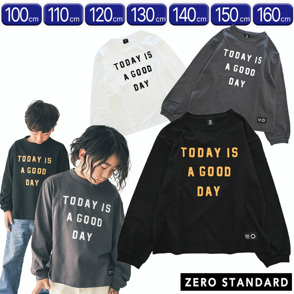 【楽天市場】『全品SALEクーポン発行中』ロンT 長袖 子供服【TODAY ロングTシャツ】【ゼロスタンダード】アメカジ 子ども服 ジュニア ...