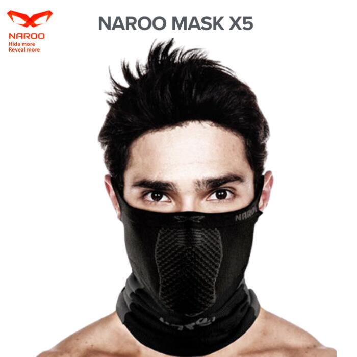 【楽天市場】NAROO MASK(ナルーマスク) X5 スポーツマスク フェイスマスク 防寒 スギ・ヒノキ花粉症対策 UVカット 普段使いでも ...