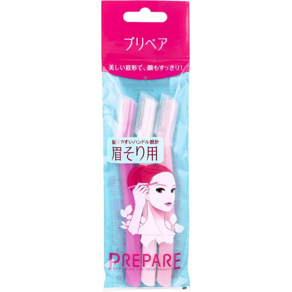 【楽天市場】【エントリーでポイント5倍】 プリペア 眉そり用 3本入：即納ドラッグ 金太郎SHOP