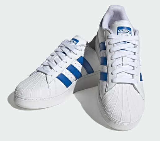 【楽天市場】【adidas】IF8068 adidas SUPERSTAR XLG WHITE/BLUE アディダス スーパースター ホワイト ...