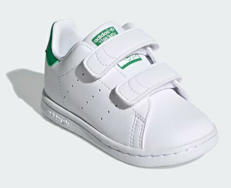 【楽天市場】【adidas】FX7532 STAN SMITH CF I WHITE/GREEN アディダス スタンスミス ホワイト/グリーン ...