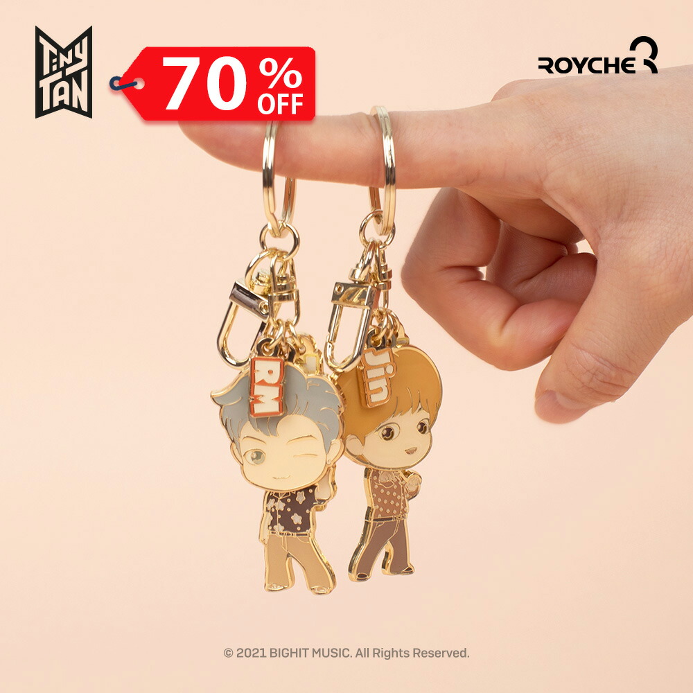 【楽天市場】★SALE70％OFF★【TinyTAN メタルキーリング Dynamite ver.】METAL KEYRING Dynamite ver. RM Jin SUGA j-hope ...