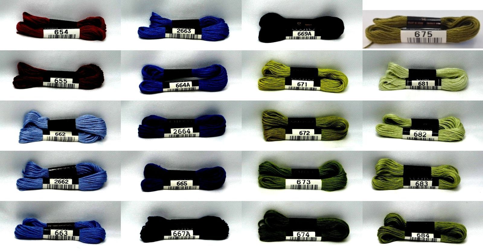 【楽天市場】#25 COSMO刺繍糸 C/#654～684：バラエティハウス