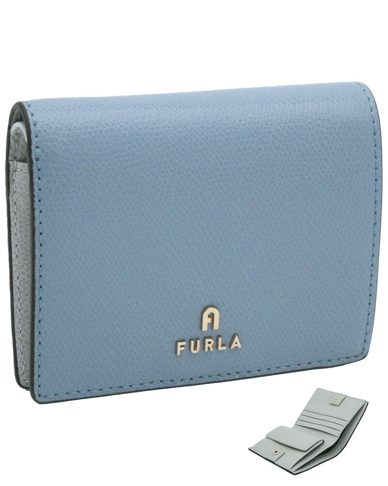 【2025年秋冬 新作】 フルラ Furla Camelia コンパクト財布 S COLOR CRISTALLO d+CELESTIAL int. ライトブルーグレー WP00315_ARE000_1007_4351S カメリア 二つ折り コンパクトウォレット レディース 【新品 新作 未使用 正規品】 imgrc0113160429.jpg