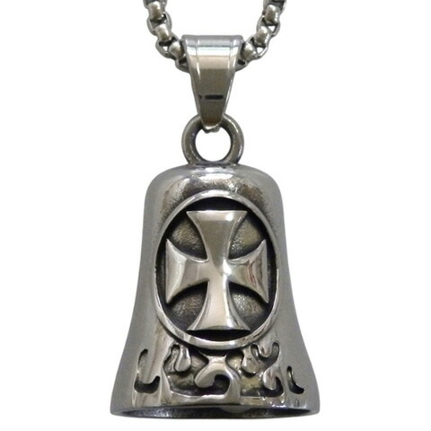 【楽天市場】LUCKY BELLペンダント[ アイアンクロス ]BLNE-001：ROCK SHOP SOS-足利M.W CREAM SODA