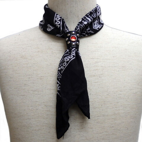 【楽天市場】GOOD ROCKIN レザースタッズバンダナリング（バンダナ付き）03AC0527：ROCK SHOP SOS-足利M.W ...