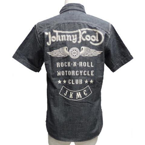 【楽天市場】JOHNNY KOOLジョニークール 半袖シャツ[ モーターサイクル・ボーイ ]JK-8149SS：ROCK SHOP SOS ...