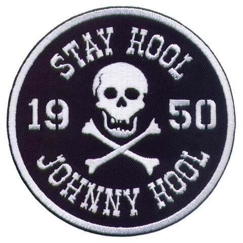 【楽天市場】JOHNNY KOOLジョニークール ワッペン[ ブラックスカル ]JK-8173EP-BK：ROCK SHOP SOS-足利M ...