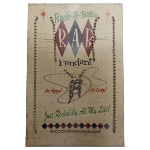 【楽天市場】R-A-B ロカビリー・ペンダントJK-RAB：ROCK SHOP SOS-足利M.W CREAM SODA