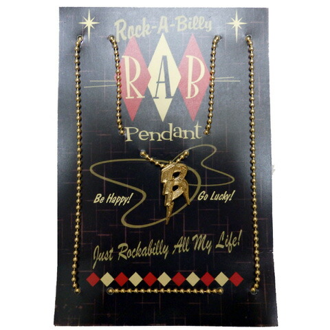 【楽天市場】R-A-B ロカビリー・ペンダントJK-RAB：ROCK SHOP SOS-足利M.W CREAM SODA