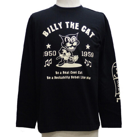 【楽天市場】JOHNNY KOOLジョニークール ロングTシャツ[ ビリー・ザ・キャット ]JK-8190LT：ROCK SHOP SOS ...