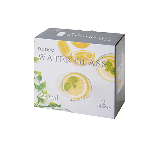 【楽天市場】【mince ウォーターグラス420ml 2P】名入れ オリジナル プレゼント 名入れ向け タンブラー・グラス：記念品・粗品・ノベルティの専門店