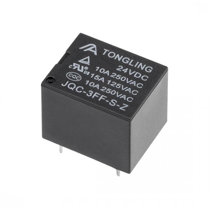【楽天市場】PCB電磁パワーリレー 汎用リレー DC 24V SPDT 5ピン JQC-3FF-S-Z：ソウテン