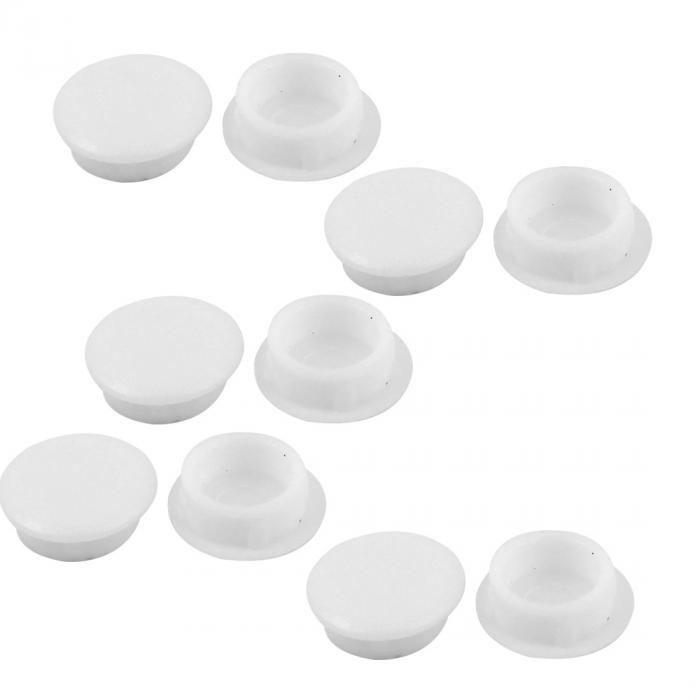 【楽天市場】丸パイプキャップ 丸内栓 平頭タイプ ホワイト プラスチック 直径10mm 10個セット：ソウテン