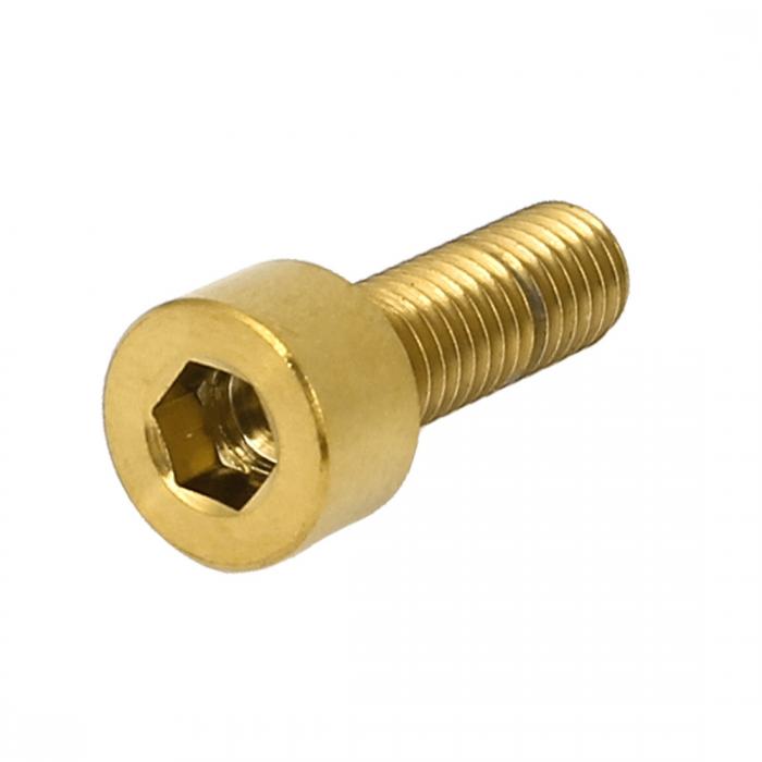 【楽天市場】ヘキサン六角穴付きボルト M5x15mm ゴールドトーン TC4チタン ソケットヘッドキャップ メトリック DIN 912：ソウテン