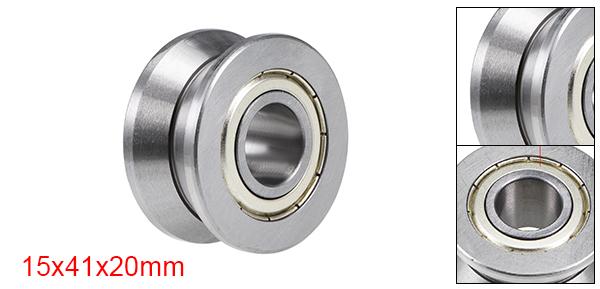 【楽天市場】ソウテン V溝ボールベアリング 15x41x20mm LV202-41ZZ ガイドプーリーベアリング 20mmシャフト用：ソウテン