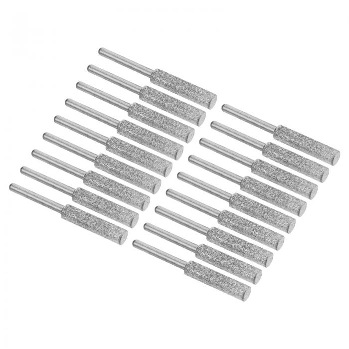 【楽天市場】PATIKIL 4.8 mm ダイヤモンドチェーンソー研磨機 18個 研ぎ石 研磨研削ヤスリ工具 シルバー：ソウテン