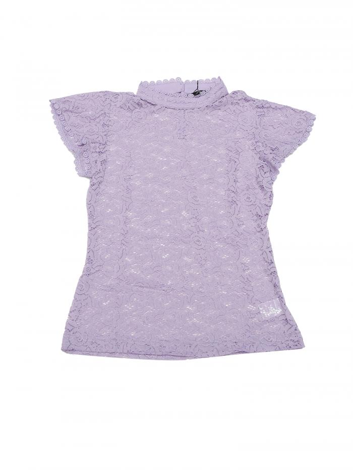 【楽天市場】Allegra K ブラウス シースルー 総レース 立て襟 半袖 シャツ オフィス トップス 着痩せ エレガント ゴージャス ...