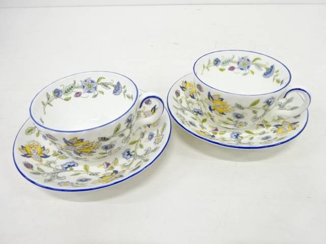 【楽天市場】MINTON ミントン ハドンホールブルー カップ＆ソーサー ペア【中古】【道】 宗sou：お茶道具・着物 【宗 sou】