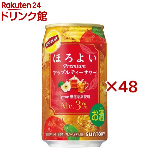 【楽天市場】ほろよい Liptonアップルティーサワー(24本入×2セット(1本350ml))：楽天24 ドリンク館