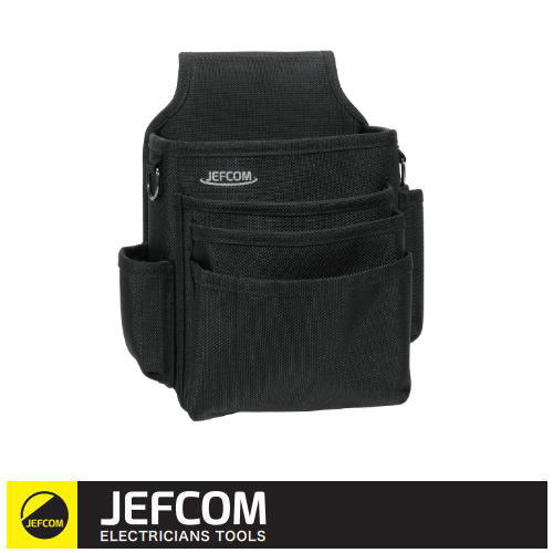 【楽天市場】スムーズハイポーチ NDS-864MF-KKK デンサン ジェフコム 腰袋 広々ポケット3段：創工館 楽天市場店