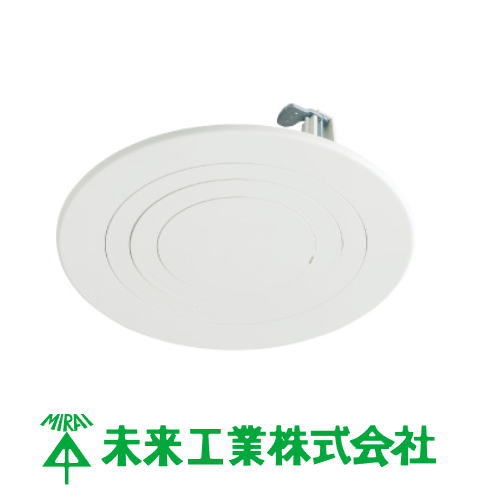 【楽天市場】未来工業 リニューアルプレート(Φ150～152) カベ白 DLR-150W MIRAI DLR150W：創工館 楽天市場店