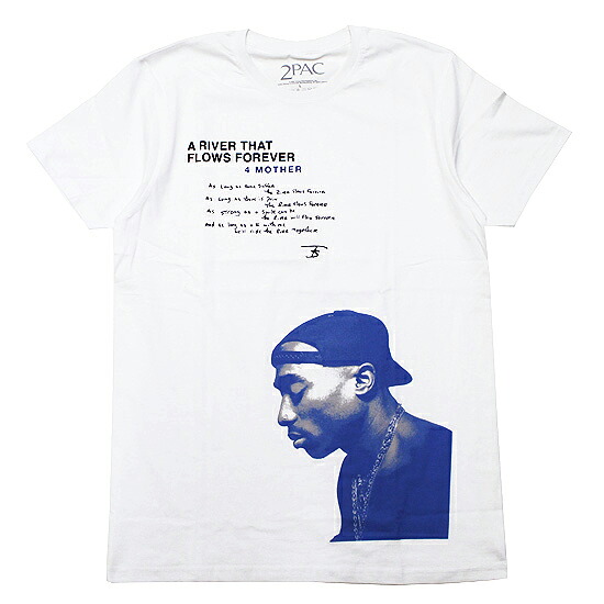 【楽天市場】TUPAC 2パック 2PAC 半袖Tシャツ ラップT A RIVER THAT FLOWS FOREVER S/S TEE ...