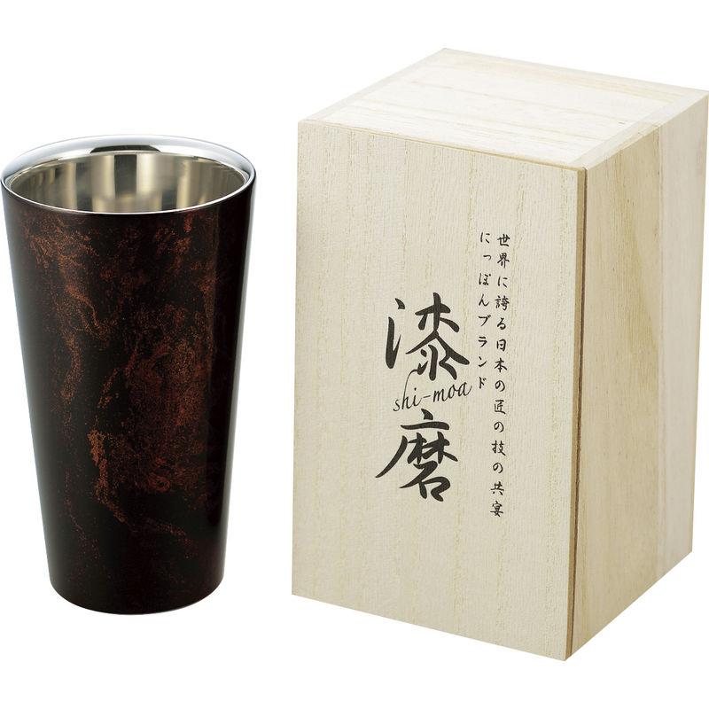 【楽天市場】漆磨 二重ストレートカップ SCW-L501 黒：ギフトとグルメの送・食・系