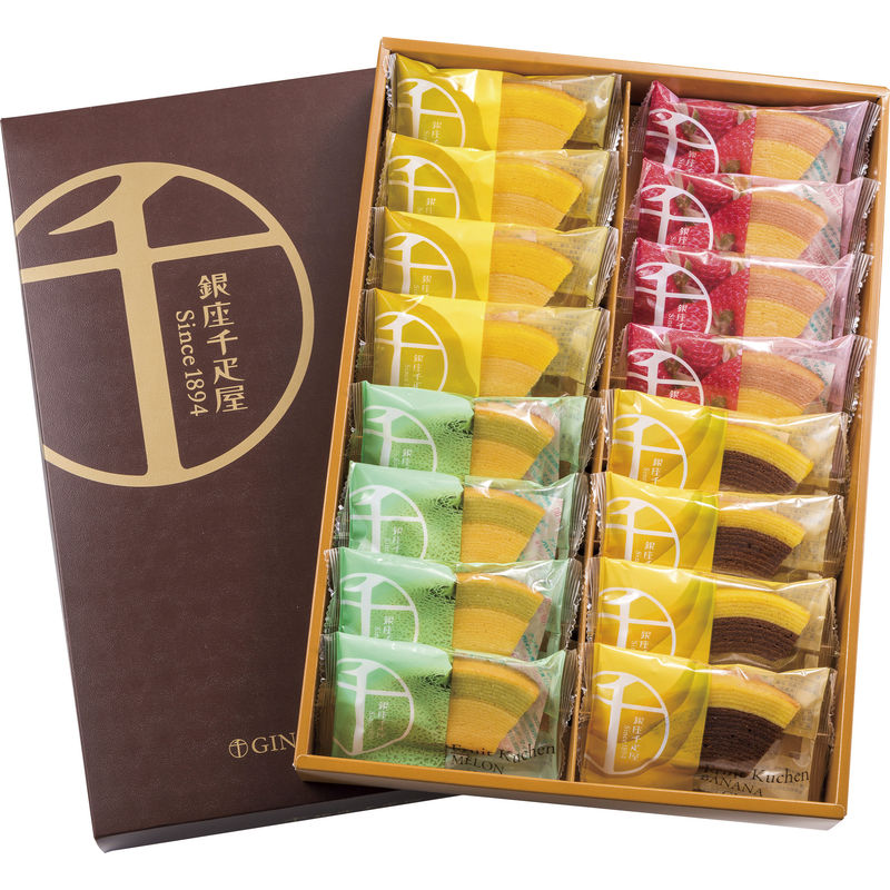 【楽天市場】【送料無料】銀座千疋屋 銀座フルーツクーヘン PGS-164：ギフトとグルメの送・食・系