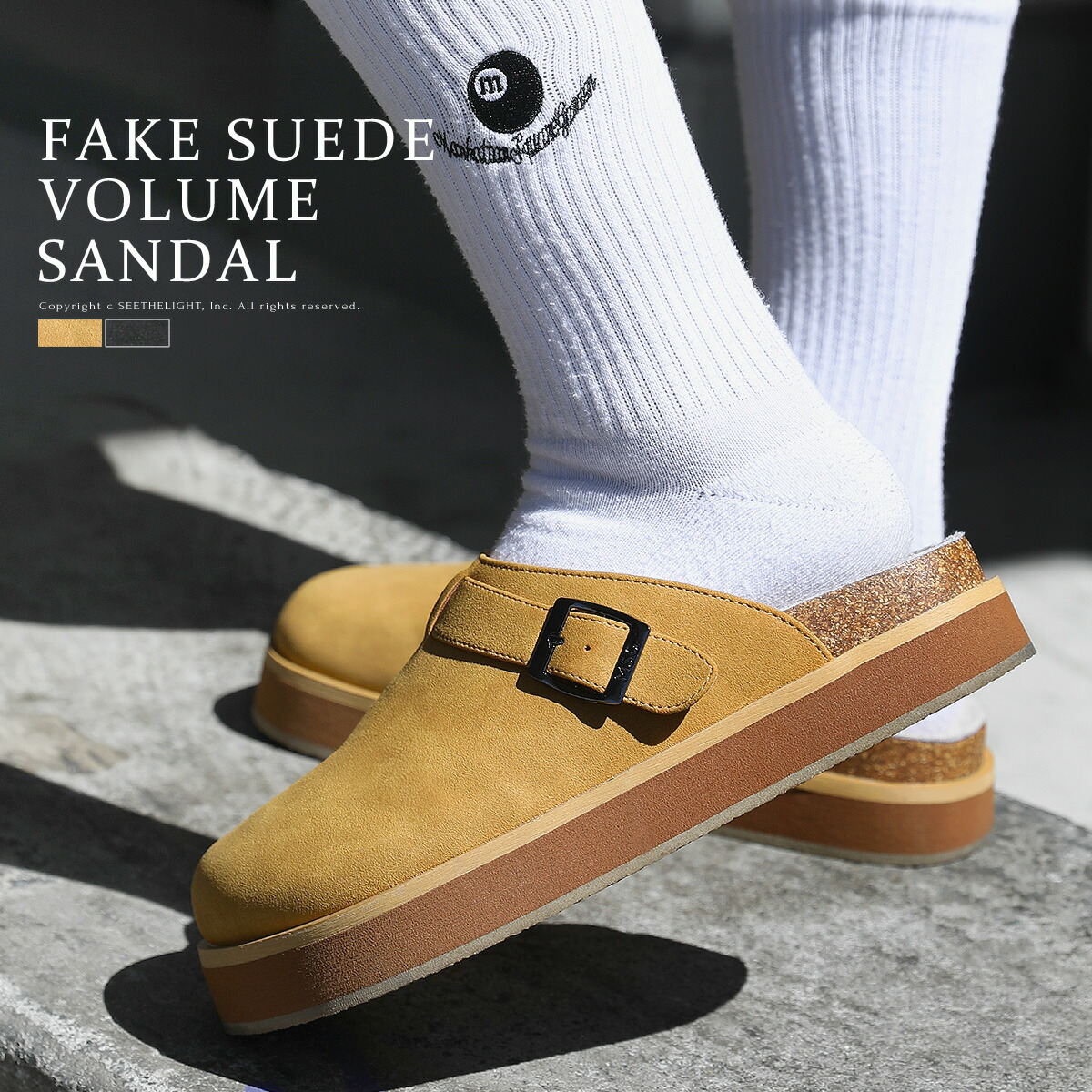 【楽天市場】ミュール スリッポン サンダル サボ シューズ Y2K メンズ ハイボリュームソール 厚底 バックル ベルト カジュアル：SOYOUS（ソユーズ）