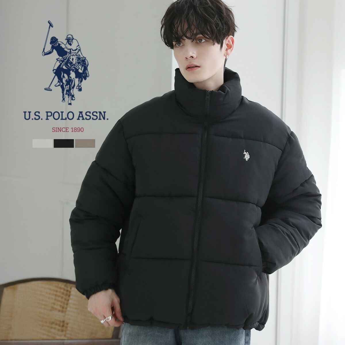 【楽天市場】中綿 ブルゾン メンズ ダウン アウター ハイネック U.S.POLO ASSN. ユーエスポロアッスン S M L LL：SOYOUS（ソユーズ）