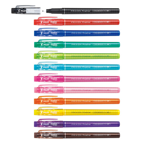 【楽天市場】PILOT パイロット フリクションファインライナー SFFL-12F 細字 カラーペン フリクション ファインライナー 消える 消せる 筆記具 単色：素材本舗 楽天市場店