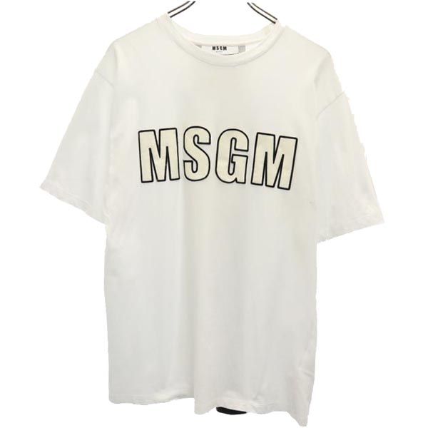 【楽天市場】古着 MSGM エムエスジーエム イタリア製 プリント 半袖 Tシャツ XS 白 メンズ 【中古】：古着、USED専門百貨店BIG2nd